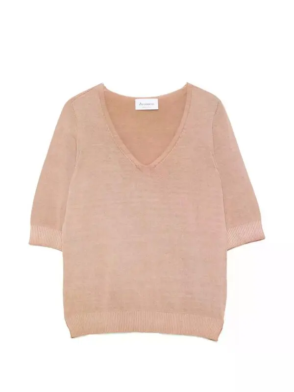 AROVESCIO V-neck T-shirt