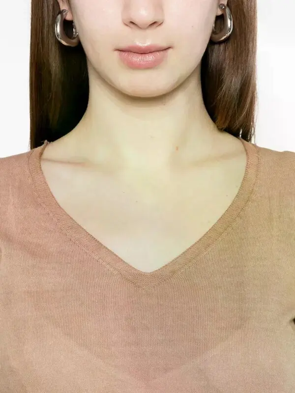AROVESCIO V-neck T-shirt