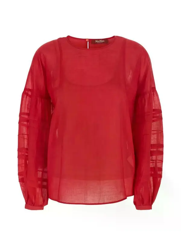 Max Mara Paese Blouse - Red