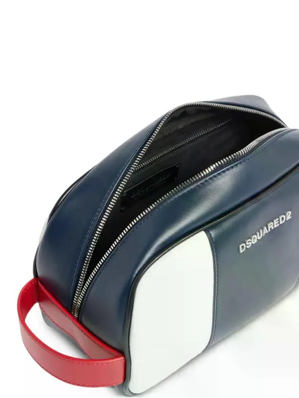 Dsquared2 Striped Wash Bag