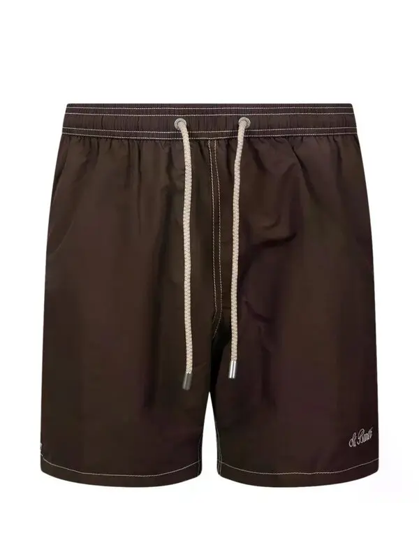 MC2 SAINT BARTH Pocket Swim Shorts - Brown