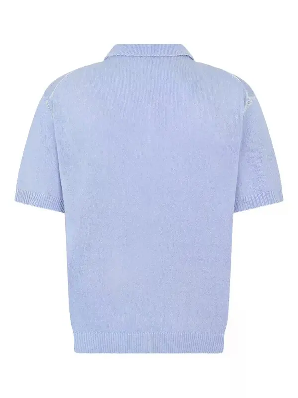 Dsquared2 Short-sleeves Embroidery-logo Polo Shirt - Blue