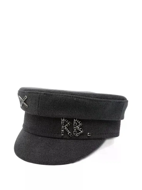 Ruslan Baginskiy Chain Embellished Hat - Black