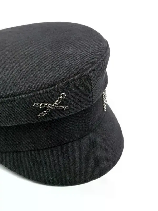 Ruslan Baginskiy Chain Embellished Hat - Black