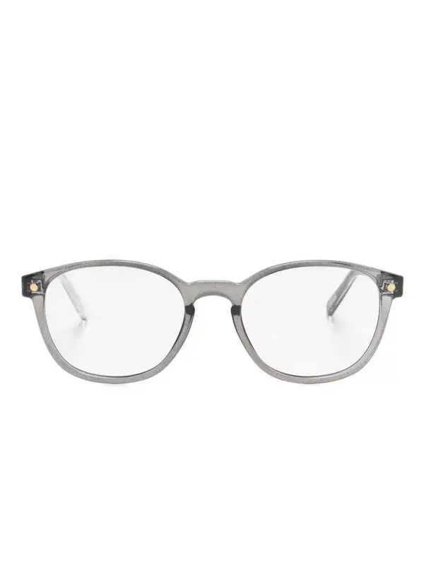 SNOB Radetzky Square-frame Clip-on Glasses - Black