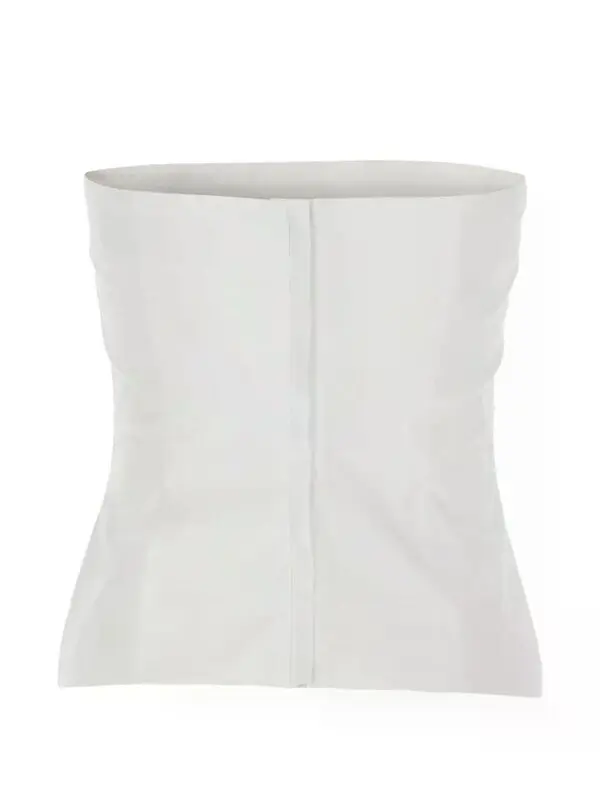 Federica Tosi Strapless Top - White