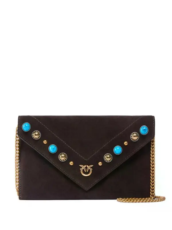 Pinko Embellished Mini Bag With Chain Strap
