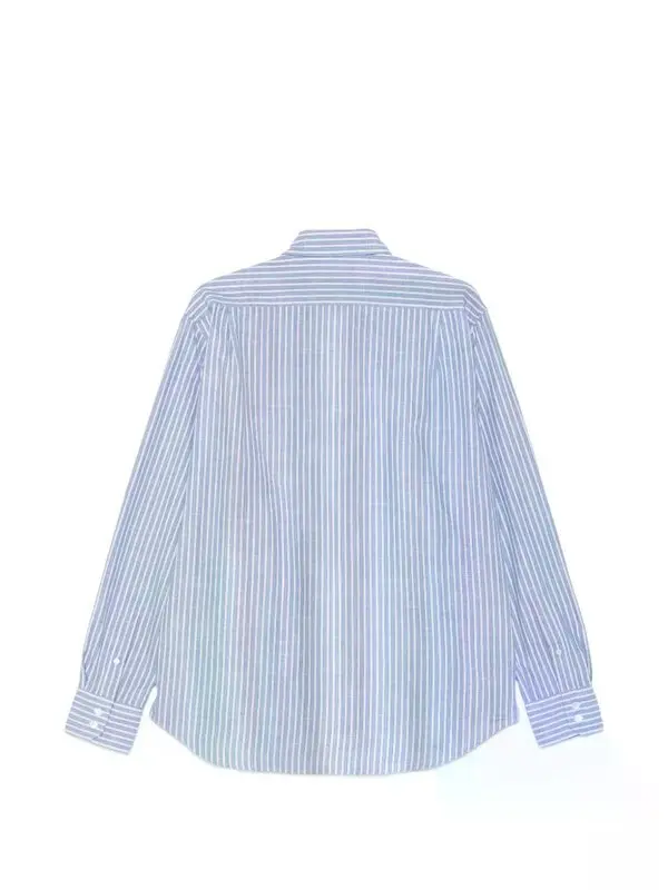 Hartford Paul Striped Shirt - Blue