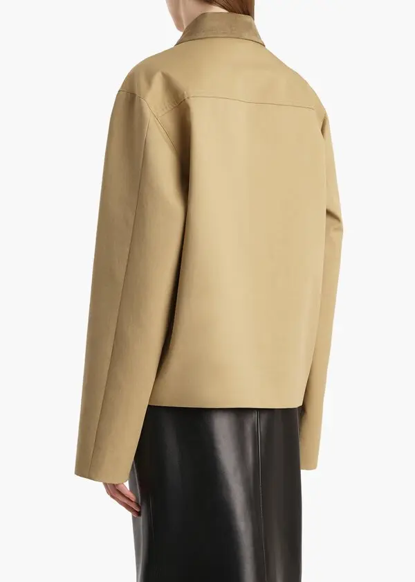 Khaite Wyatt Chore Jacket - Wheat