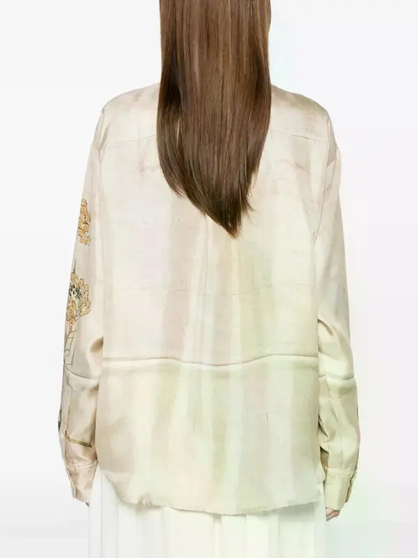 PIERRE-LOUIS MASCIA Floral Print Button-down Shirt
