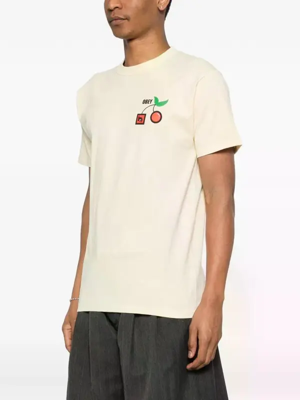 Obey Graphic T-shirt - Neutrals