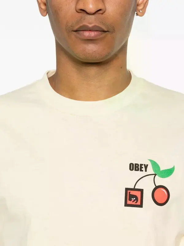 Obey Graphic T-shirt - Neutrals