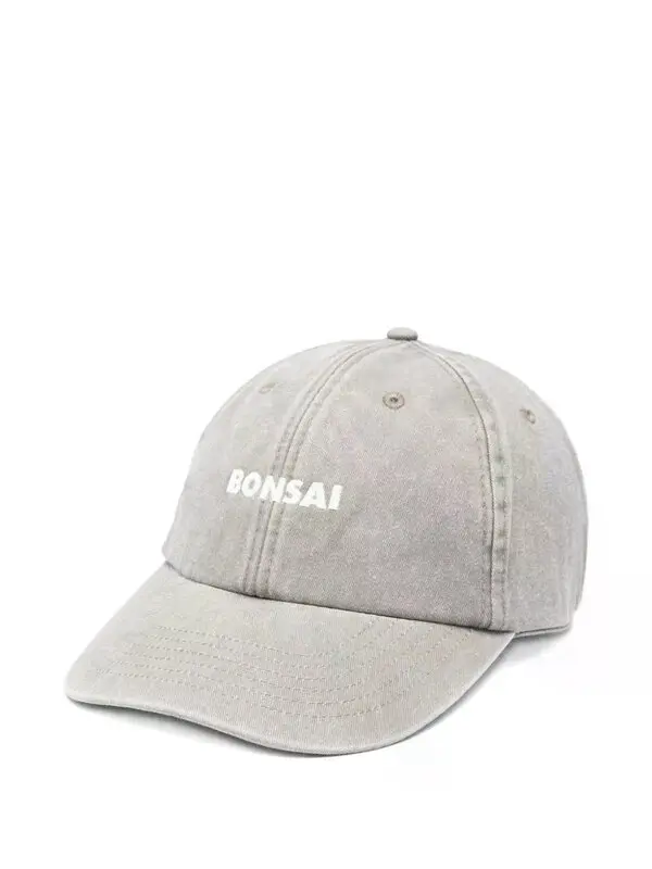 BONSAI Logo-embroidered Baseball Cap - Grey