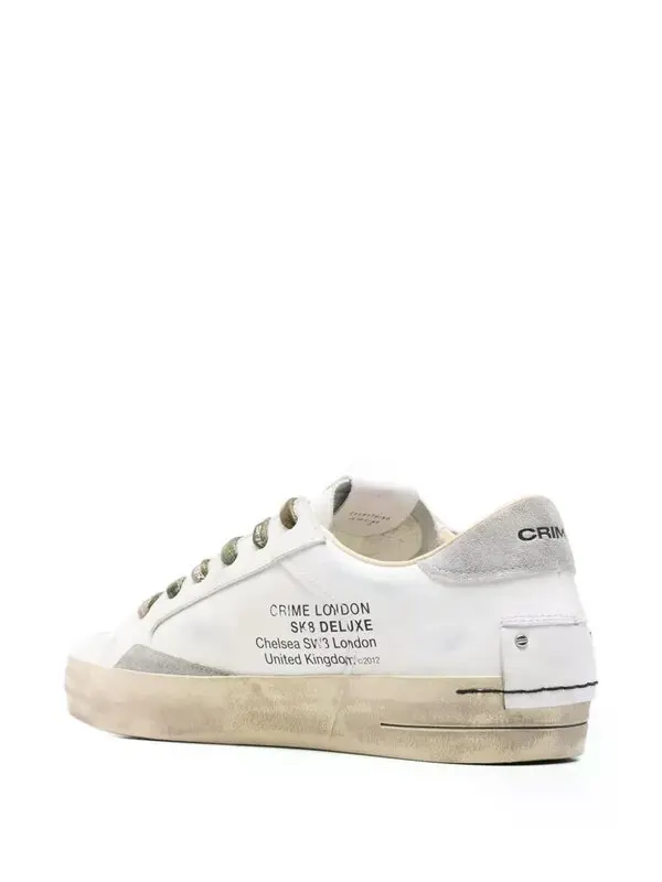 CRIME LONDON Sk8 Deluxe Lace-up Sneakers