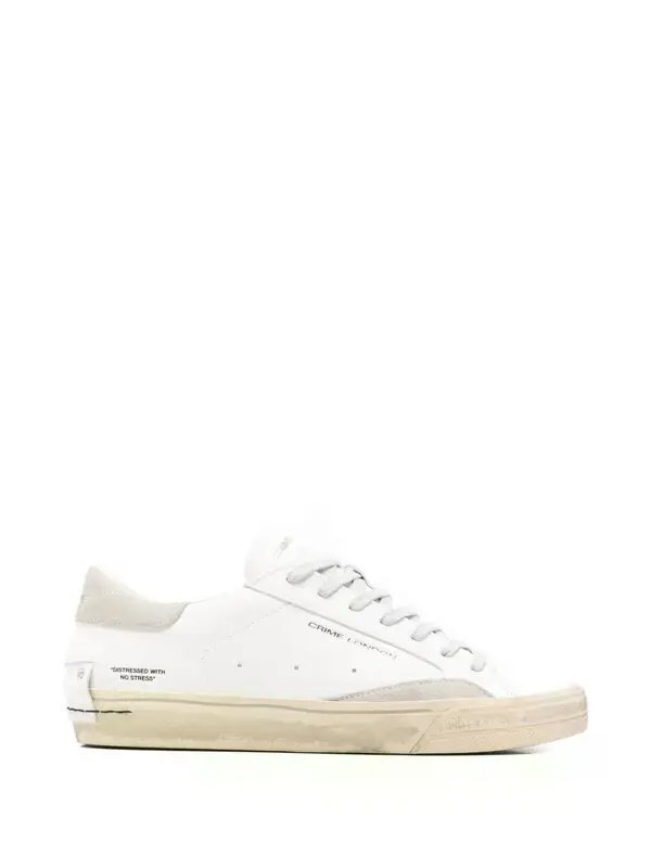 CRIME LONDON Distressed 2.0 Lace-up Sneakers