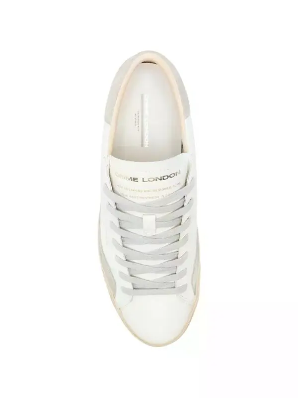 CRIME LONDON Distressed 2.0 Lace-up Sneakers