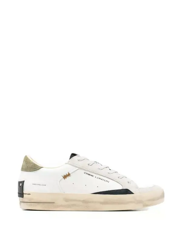 CRIME LONDON Sk8 Deluxe Leather Sneakers