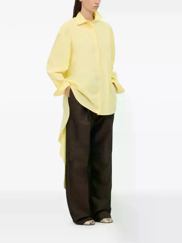 MSGM Asymmetric Long-sleeve Shirt
