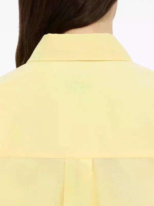 MSGM Asymmetric Long-sleeve Shirt