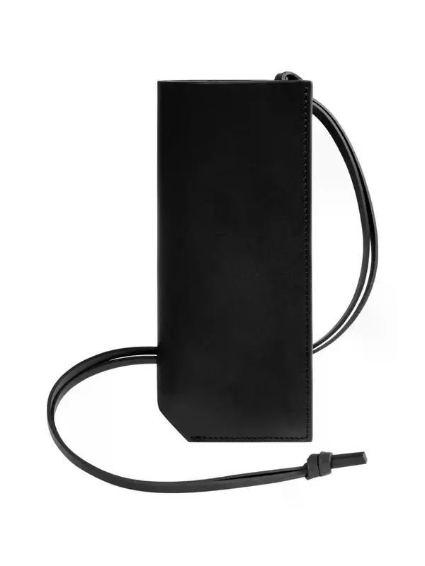 Auralee Leather Sunglasses Case - Black