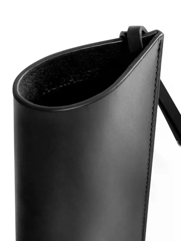 Auralee Leather Sunglasses Case - Black