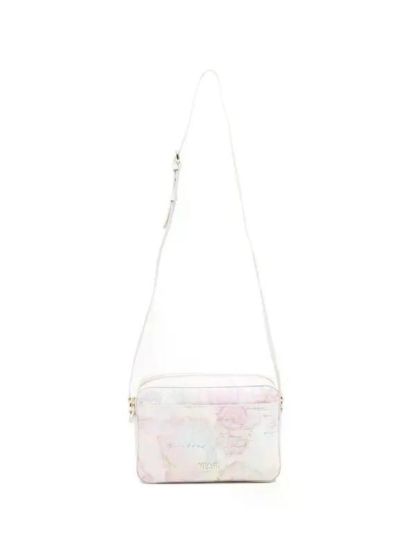 ALVIERO MARTINI 1° CLASSE Geo White Shoulder Bag