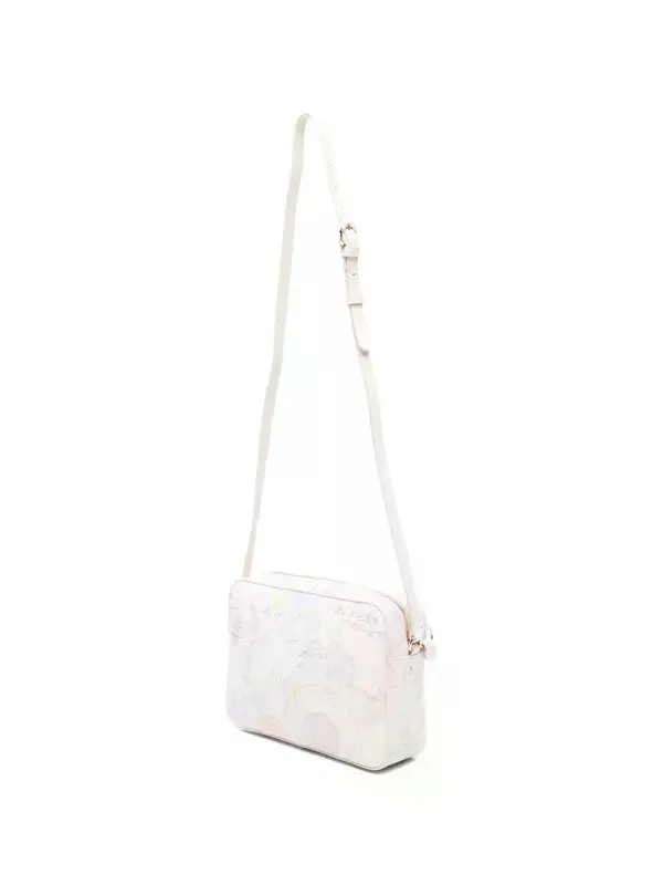 ALVIERO MARTINI 1° CLASSE Geo White Shoulder Bag