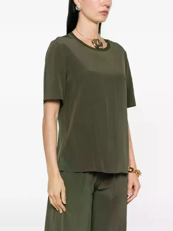 JOSEPH Crewneck Blouse - Green
