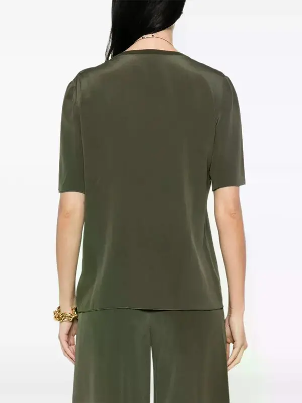 JOSEPH Crewneck Blouse - Green