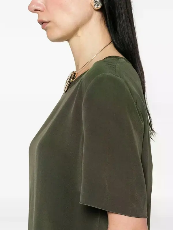 JOSEPH Crewneck Blouse - Green