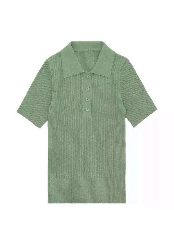 FORTELA Camille Polo Top - Green