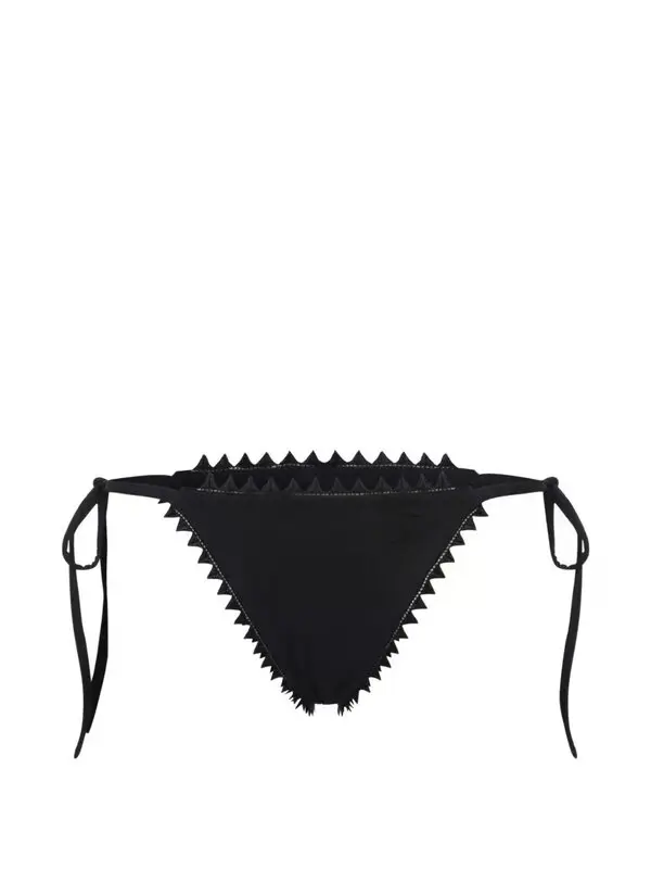 Jacquemus Le Bas De Maillot Picot Bikini Bottoms - Black