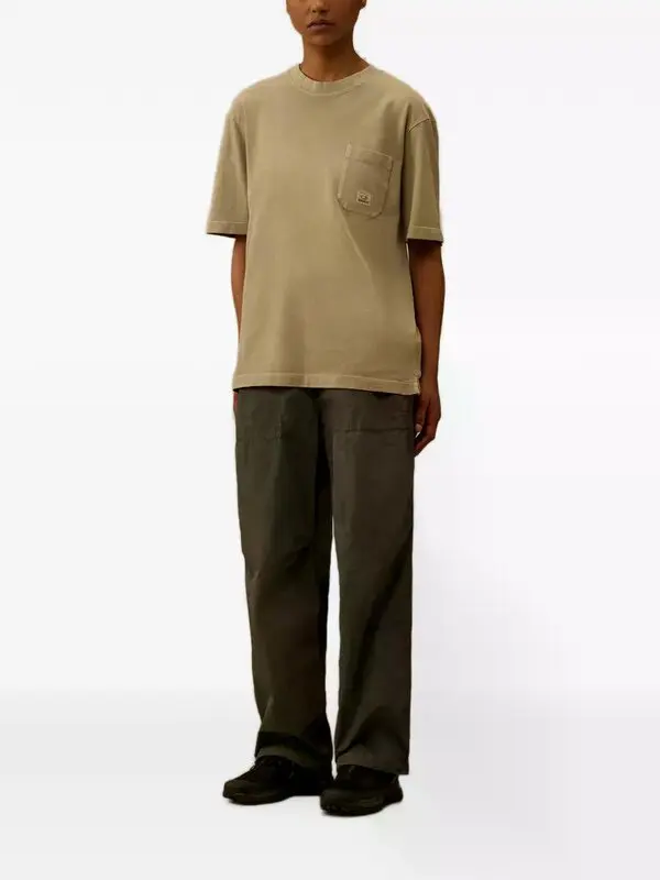 C.P. COMPANY Straight Trousers - Green