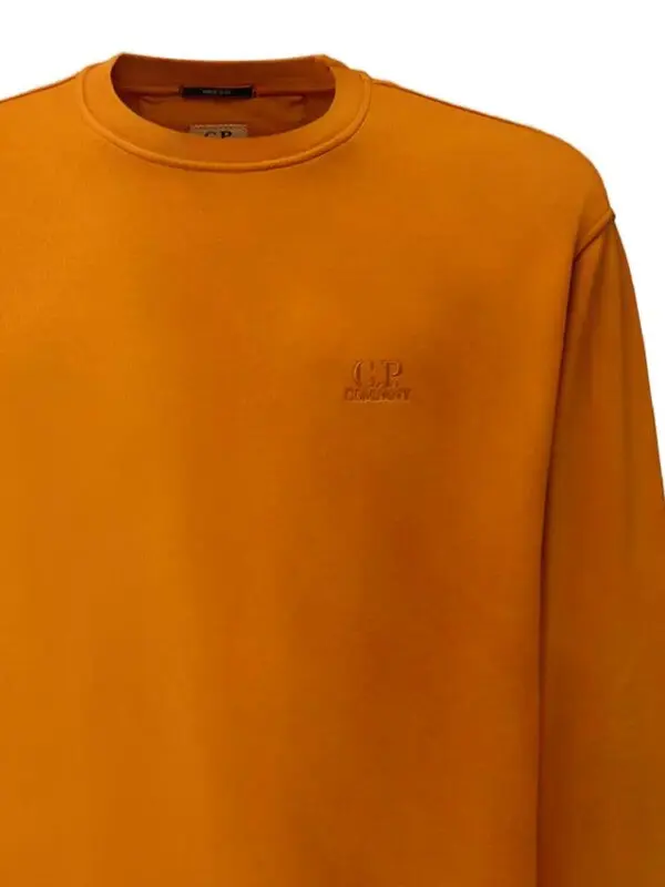 C.P. COMPANY Logo Crew-neck Sweater - Orange