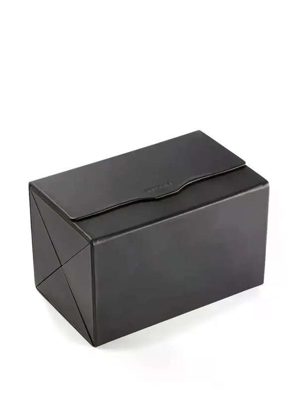 Oliver Spencer Four-slot Leather Frame Case - Black