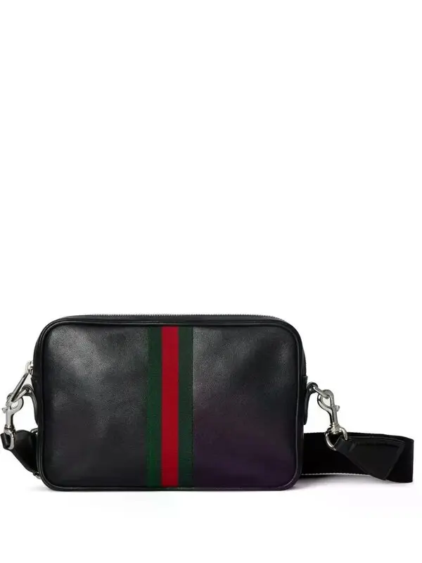 Gucci Stripe Cross Body Bag - Black