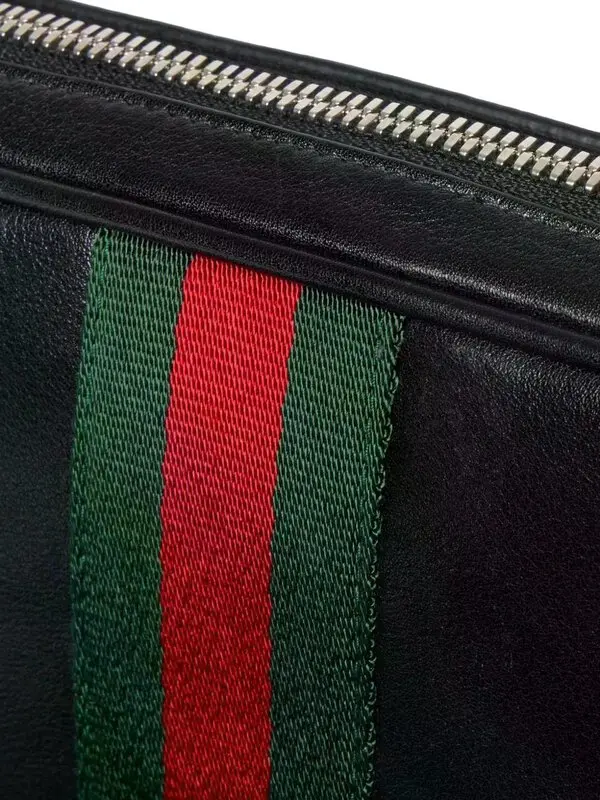 Gucci Stripe Cross Body Bag - Black | Editorialist
