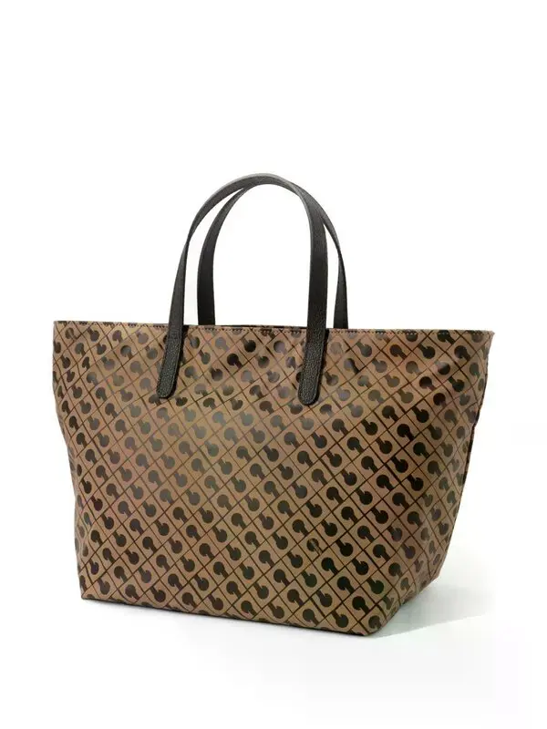 GHERARDINI Patterned Handle Tote Bag