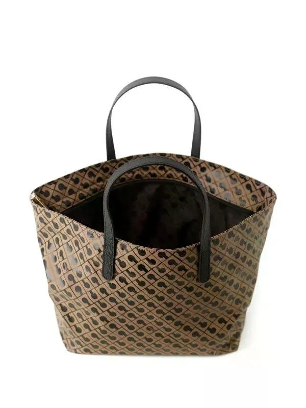 GHERARDINI Patterned Handle Tote Bag