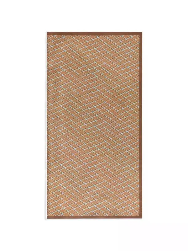 SLOWEAR Patterned Silk Scarf - Neutrals