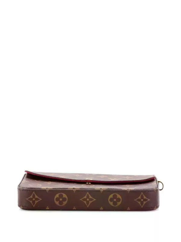 LOUIS VUITTON Felicie Pochette Monogram Canvas - Brown