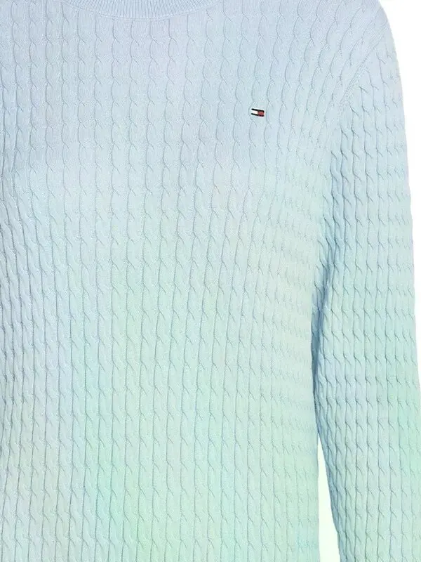 Tommy Hilfiger Cable Knit Sweater - Blue