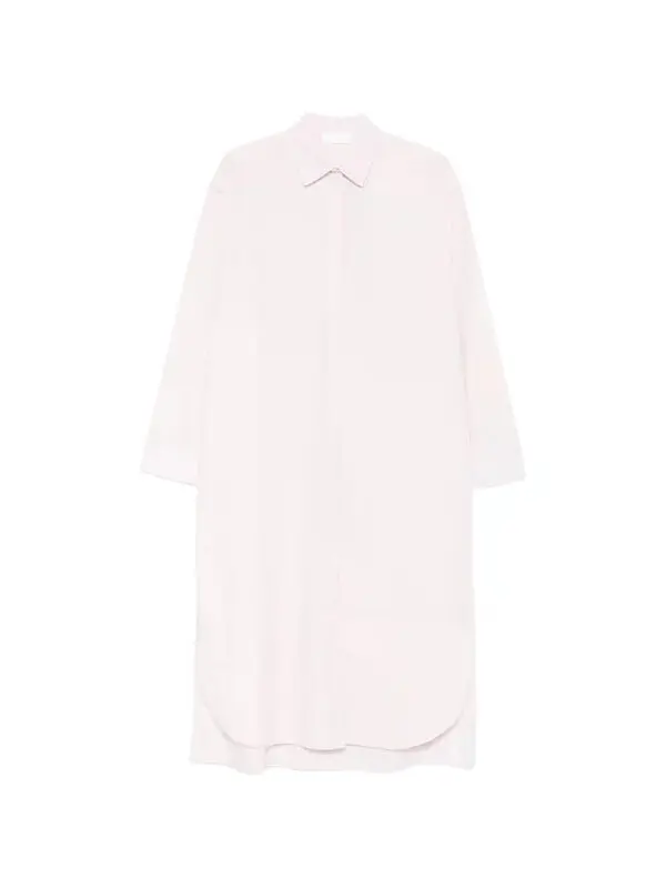 ROBERTO COLLINA Collared Midi Dress