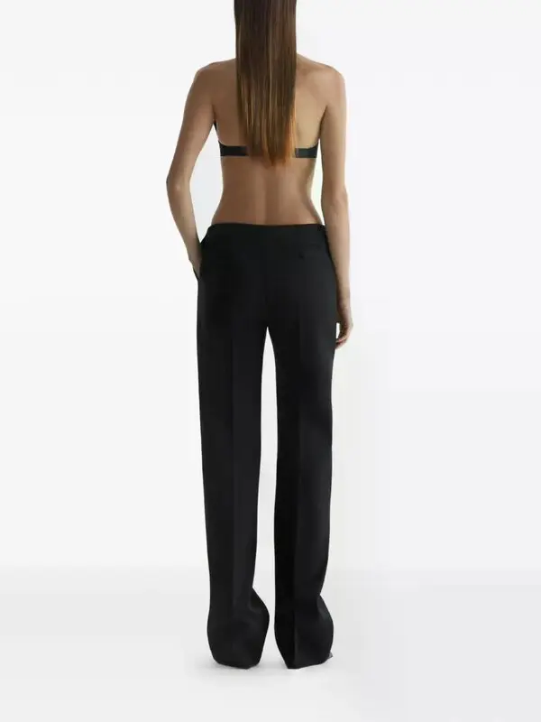 MUGLER Cropped Halterneck Top