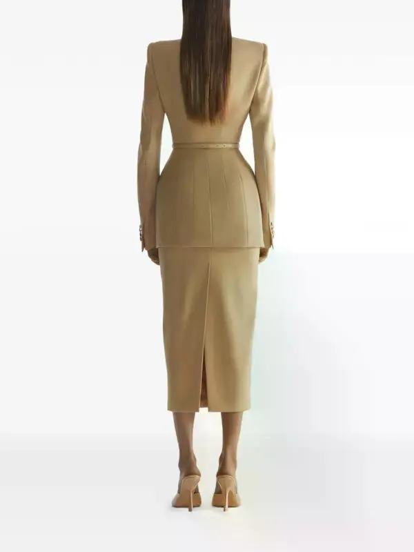 MUGLER Hourglass Jacket - Neutrals