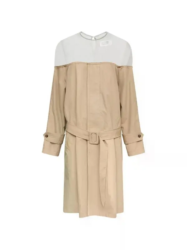 MAISON MARGIELA Long-sleeved Midi Dress - Brown