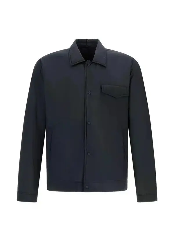 Herno Buttoned Pocket Jacket - Blue