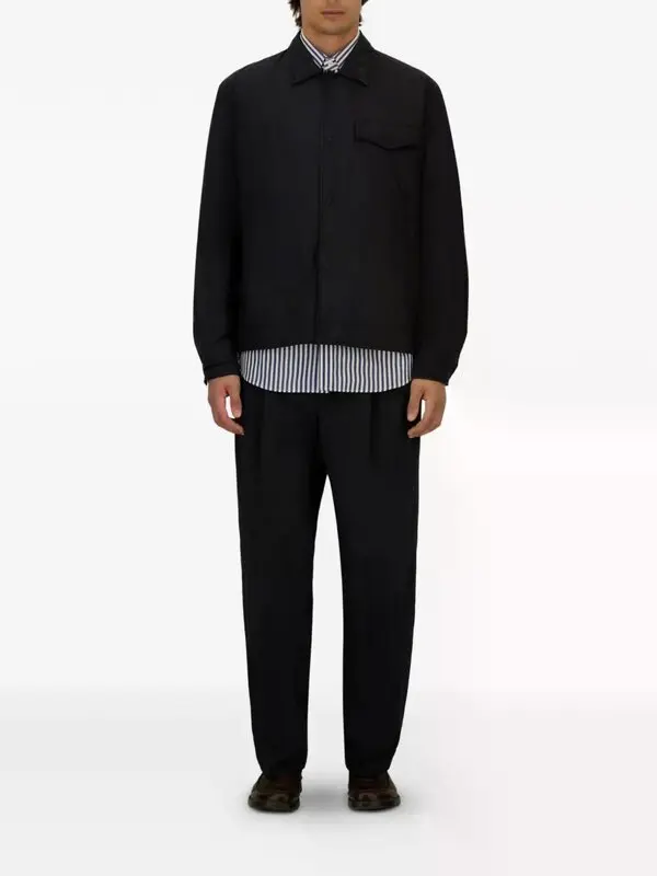 Herno Buttoned Pocket Jacket - Blue