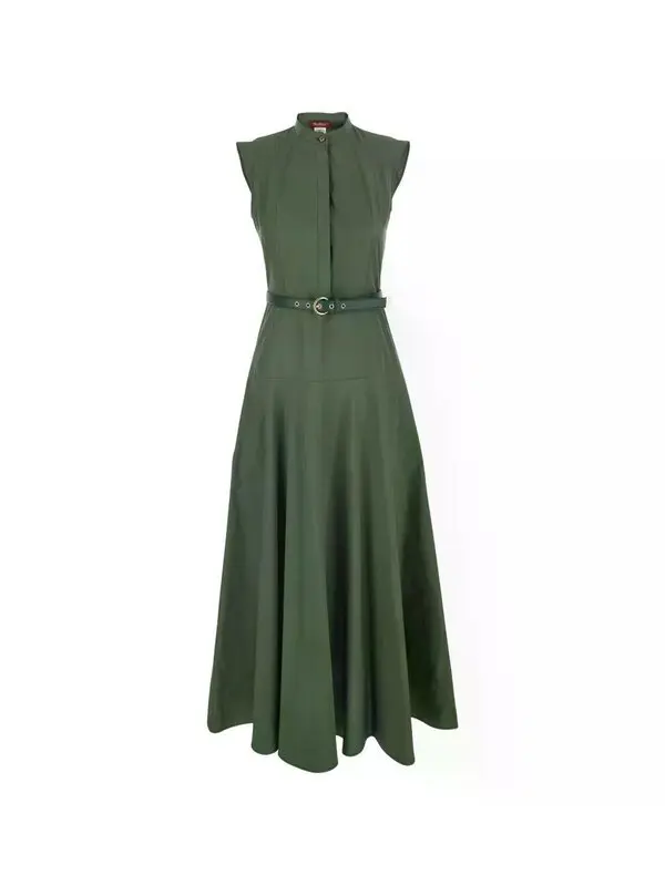 Max Mara Cotton Poplin Dress - Green