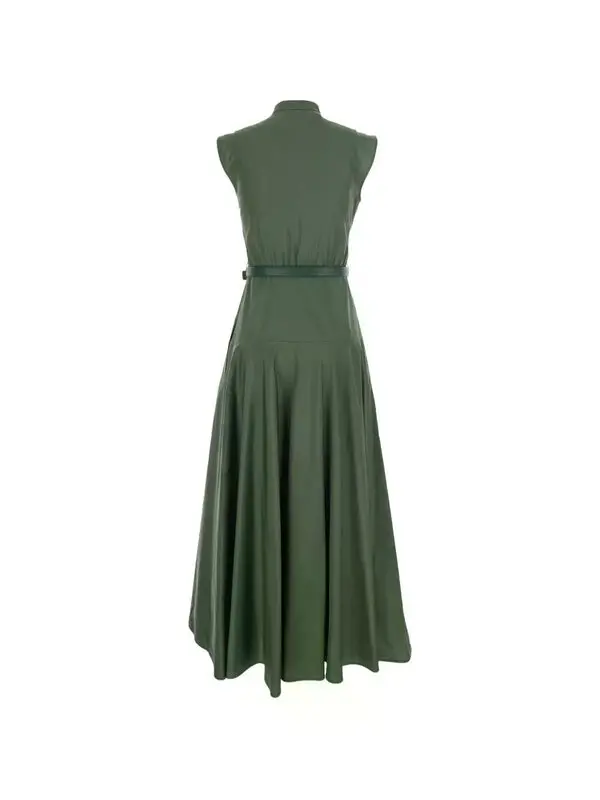 Max Mara Cotton Poplin Dress - Green